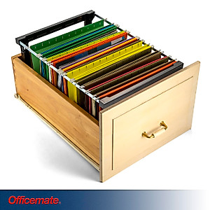 Officemate Plastic Hanging File Folder Frame, 18 Inch, Letter and Legal Size. 1 Set (91961)