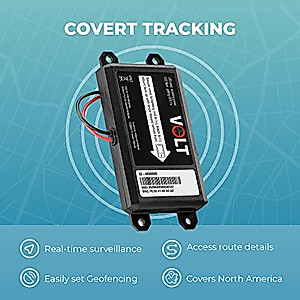 GPS Tracker for Vehicles with Real-time Alerts, 4G LTE - Easy Install Fleet & Car GPS Tracker - FCC, PTCRB Certified Car Tracker Device for Vehicles - Livewire Volt - Subscription Required.