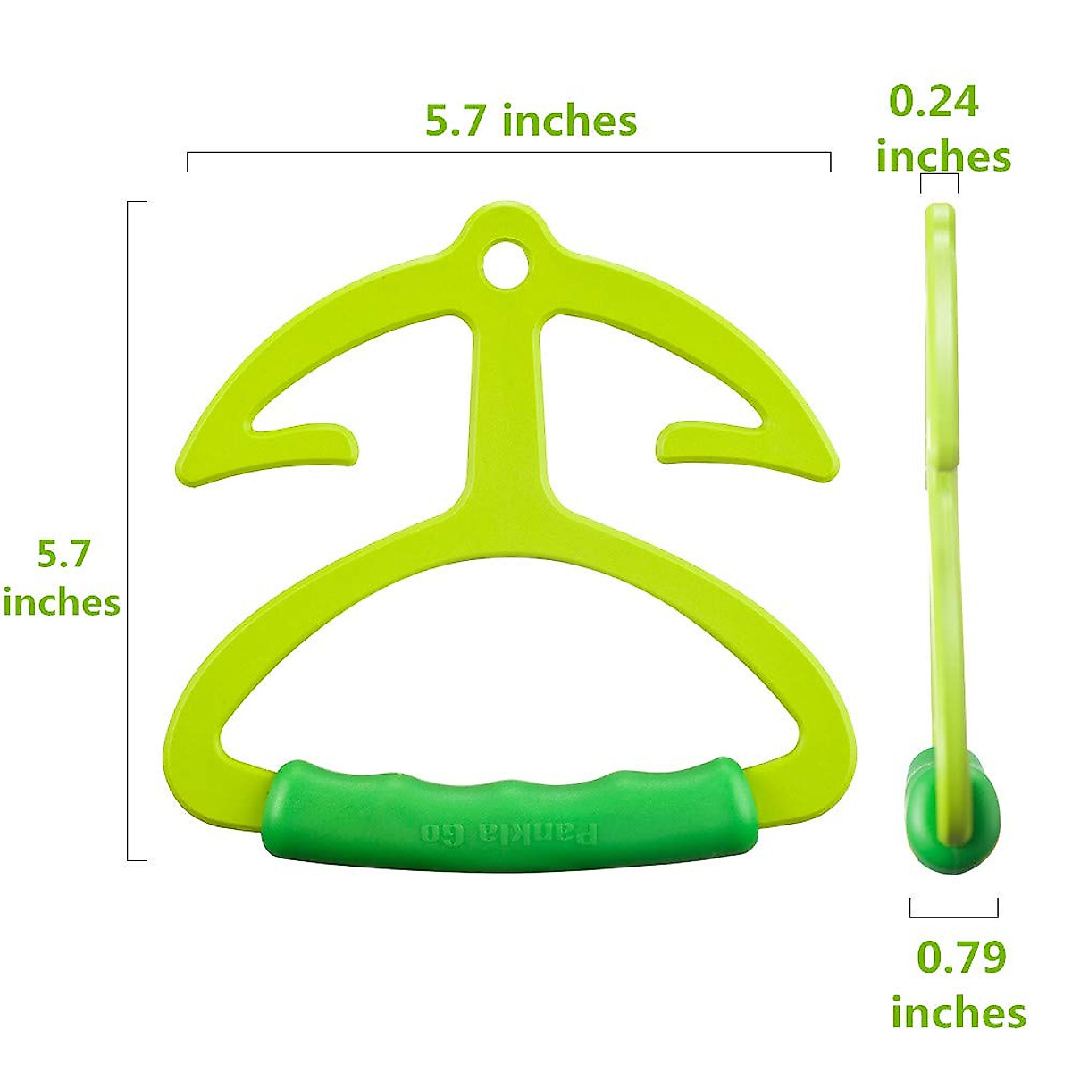 Pankia Handle Grocery Bag Holder Shopping Bag Handle Carrier Each Handle Holds Up to 80lbs, Hanger with Soft Grip Handle, 2 Pack