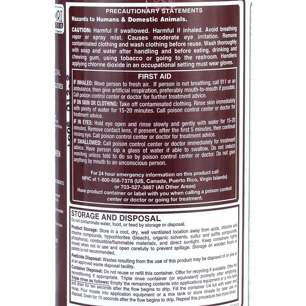 DegLasers Dabria Bio-Cide International 005AS01-1 Oxine AhFF