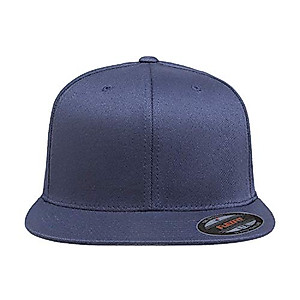 Flexfit Men's On Field Pro-Baseball Cap, Navy, Small-Medium