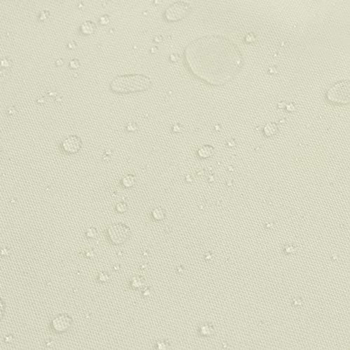 OHCOZZY Pack of 2 Outdoor Pillow Covers, Waterproof Decorative Throw Cushion Case Pillowcase for Garden Patio Furniture 18x18 Inch Cream White