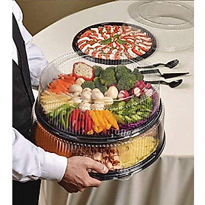 10-inch Cake Container with Clear Dome Lid 9 Inch and Cake Boards - 10pack