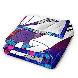 WKSFHCSG Blanket Flannel Picnic Throw Blanket All Season Plush Decor Sofa Comfort Warm Throw Teens Adults Blanket for Bed Living Room 50'' x 40'' -1