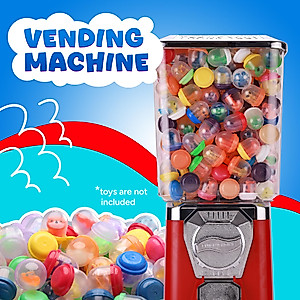 Capsule Vending Machine Translucent Acorn Capsules Empty 2000 pcs 1.1 inch - Gumball Machine Capsules Bulk Party Favors Containers - Easter Basket Stuffers Gifts Pinata Stuffers DIY Craft Supplies