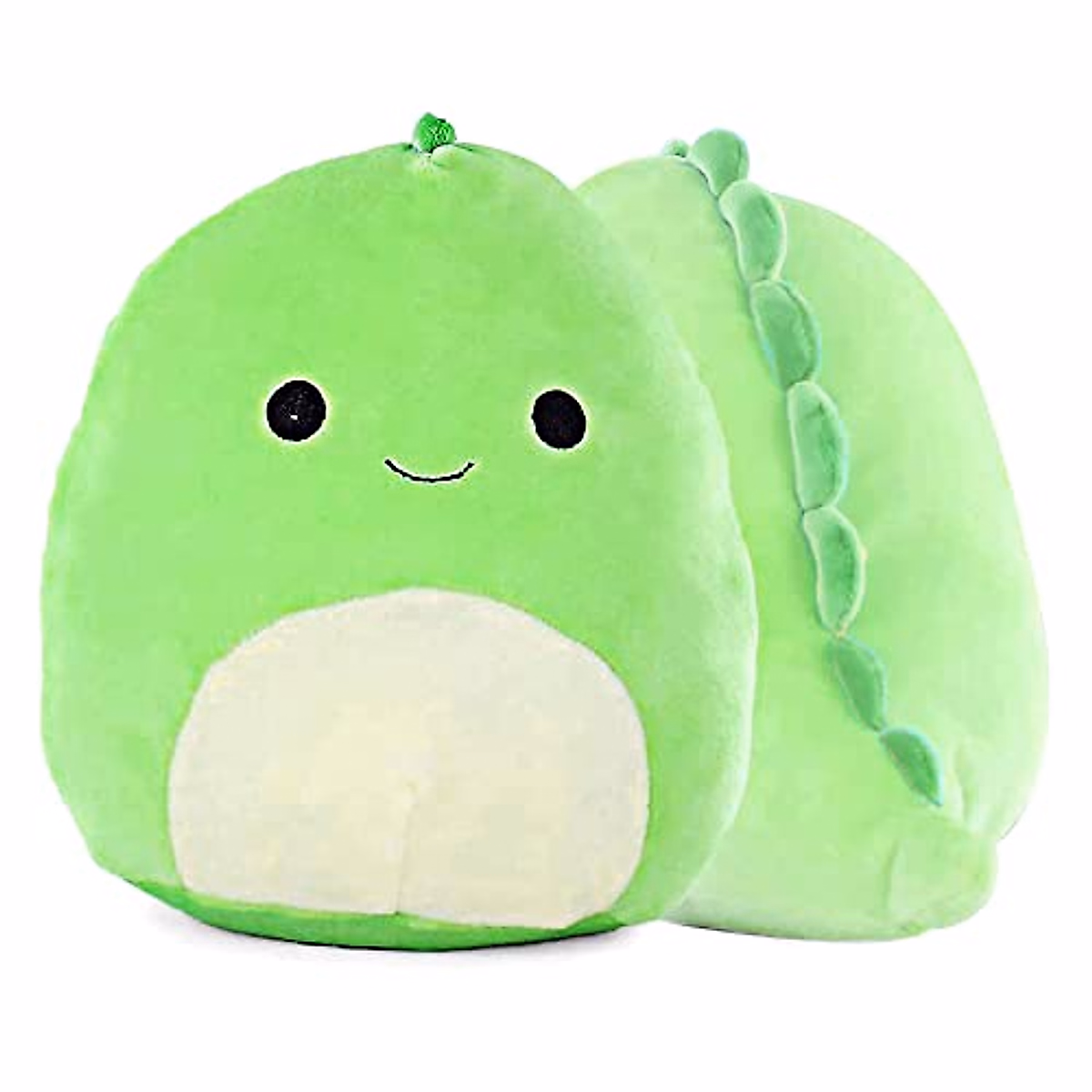 Louliou Plush Toys, Cute Dinosaur Stuffed Animal Plush Toy 3D Pillow Soft Lumbar Back Cushion Plush Stuffed Toy Gifts for Children(8 Inch)