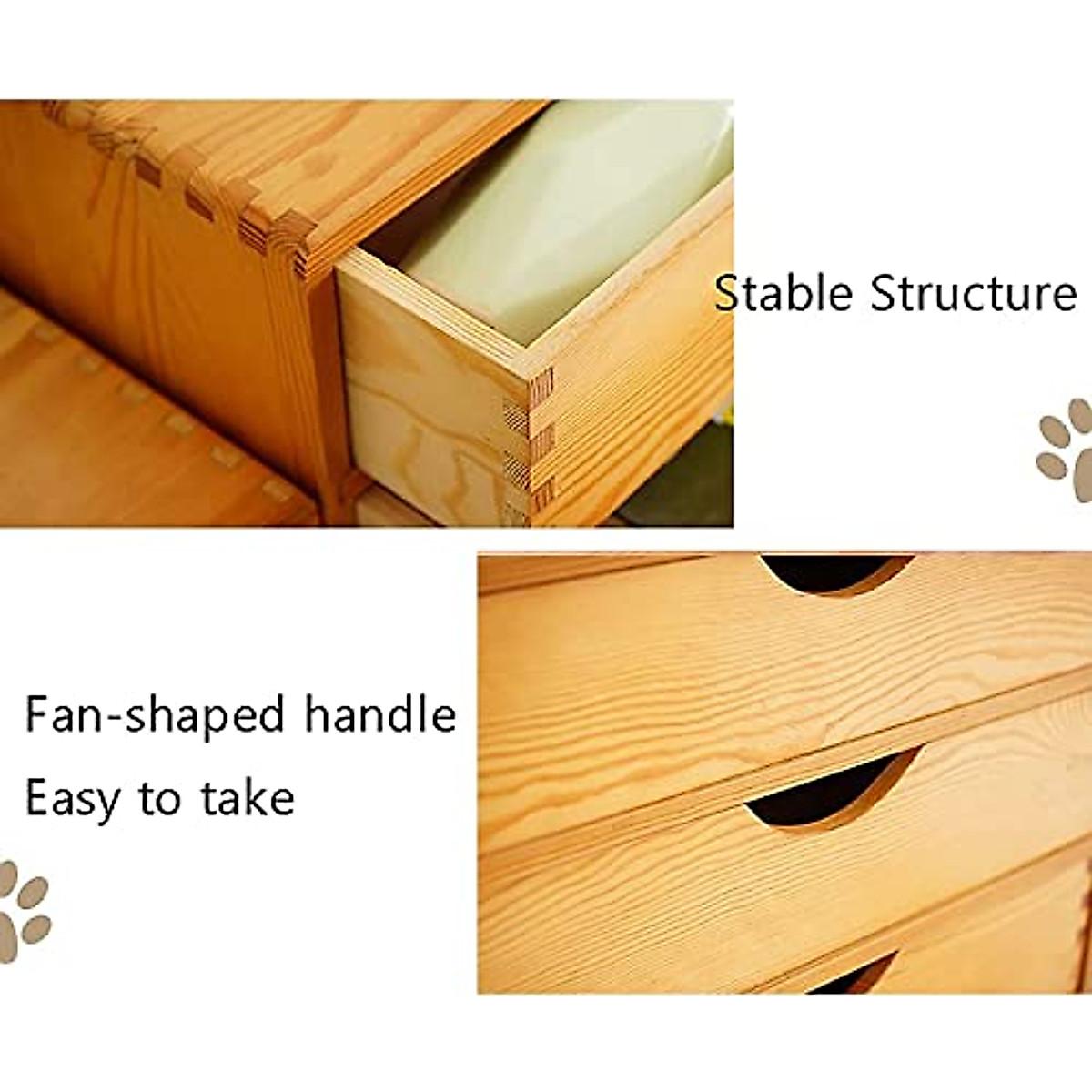 File Cabinet Desktop File Drawer Quality Wood Desk OrganizerFiling Cabinet Desktop Office Supplies (1 Layers)