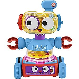 Fisher-Price Baby Toddler & Preschool Toy 4-In-1 Learning Bot With Music Lights & Smart Stages Content For Ages 6+ Months