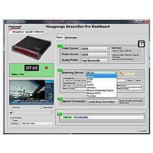 Hauppauge StreamEez-Pro Video Streaming HDMI Device for Broadcasting Live Events on the Internet with encoding 480i to 1080p