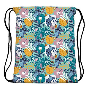 yindelas Stitch stuff Gift for girl 2-piece Set Drawstring Backpack Camping Travel Training Beach Gym Bag