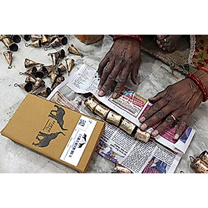 Mango Gifts Rustic Iron Tin Metal Vintage Cow Bells Jingle for Wind Chimes and Crafts 2.25" H (Set of 20 Pieces)