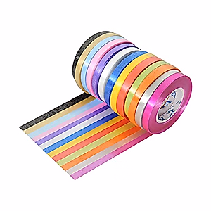 13 Colors Curling Ribbon, 5mm 142 Yards Curling String Balloon Ribbons, Balloon Ribbons Set for Florist Bows, Crafts, Balloons, Wedding or Birthday Party Decoration(13pcs)