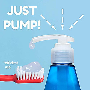 [PERIOE] Fluoride-Free Gel Type Toothpaste - Innovative Pump Design for Smart Brushing and Improved Tartar Care, Spearmint (285 g / 10 oz) Cool Mint Scent x2