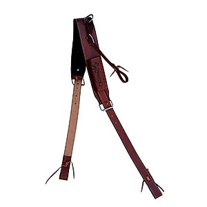 WEMBILS Horse Western Leather Complete Flank Cinch Set Primeum Leather Quality Horse Riding Equestrian Decoretive Western Rear Flank Back Cinch Girth Saddle Billets TACK Horse Cinches