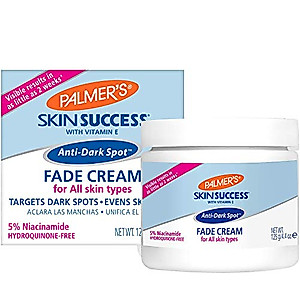 Palmer's Skin Success Anti-Dark Spot Fade Cream with Vitamin E and Niacinamide, Helps Reduce Dark Spots and Age Spots, Face Cream for All Skin Types, 4.4 Ounce