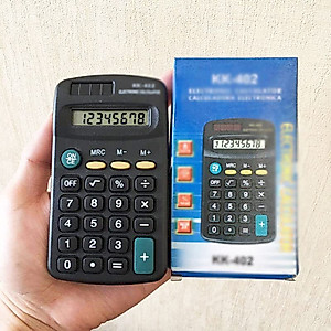 SDFGH 8 Digit Portable Calculator Large Buttons Financial Business Accounting Tool for Office School