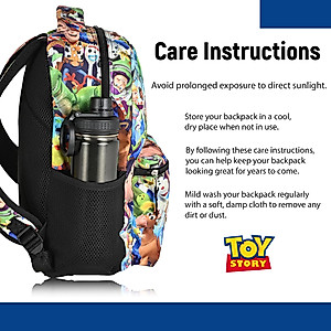 Disney Toy Story Backpack For Kids | Woody, Buzz Lightyear Bookbag For Toddlers, Boys, Girls | Officially Licensed Pixar Backpacks For Toys