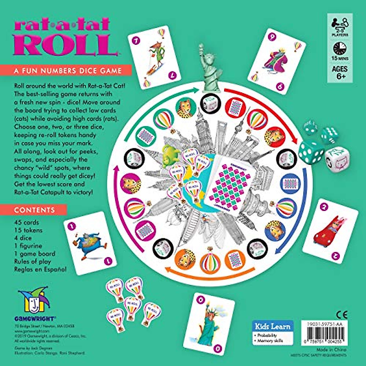 Gamewright Rat-A-Tat Roll