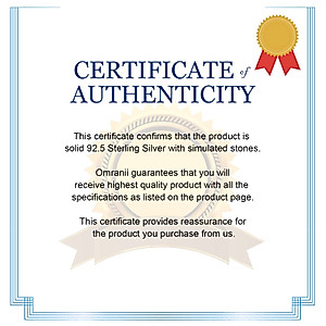 OMRANII Rose Tone, Simulated Cubic Zirconia Size-7 Hexagon vintage style Wedding Engagement Ring Round CZ 925 Sterling Silver