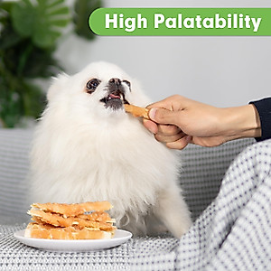 MON2SUN Rawhide Free Dog Treats, 4 Inch Chicken Wrapped Cod Fillet Dog Snacks for Small Dogs, Soft and Training Treats, 20oz (56 Count-Pack of 1)