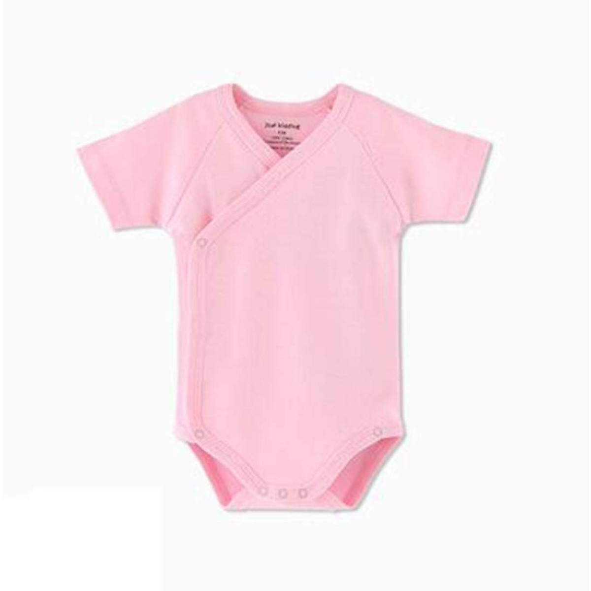 Baby Boys Girls Short Sleeves Kimono Clothes Cotton Baby Side-Snap Bodysuit Pack of Baby Layette Set (Newborn)