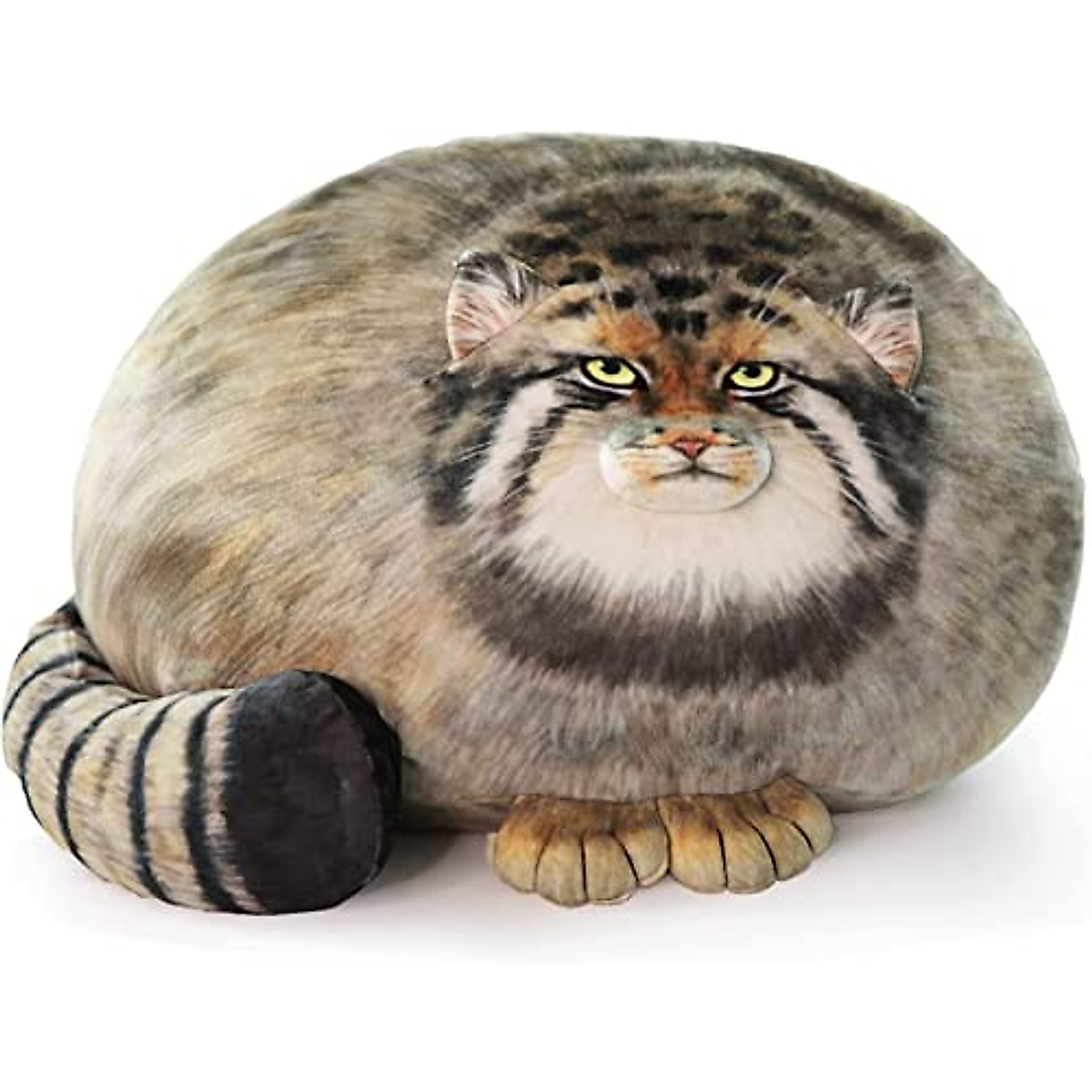 WEERSHUN Cat Plush Body Pillow, Fox Plush Pillow, Raccoon Plush Pillow, Soft and Comfortable Stuffed Animal Plush Pillow for All Ages, Great Gift Option for Boys Girls and Friends (Cat-45/18in)