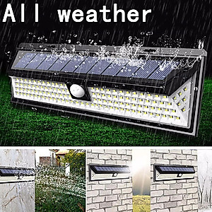 ZHUANYIYI Outdoor Solar Wall Light, Garden Wall Landscape Lighting, Home Garden Pavement Decoration Waterproof Night Light