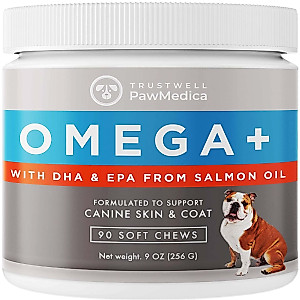 Itchy Dog Skin Bundle for Dogs That Scratch a lot - Dog Probiotic and Omega Supplement Bundle for Healthy Digestion and Itchy Skin Relief (60 Chews)