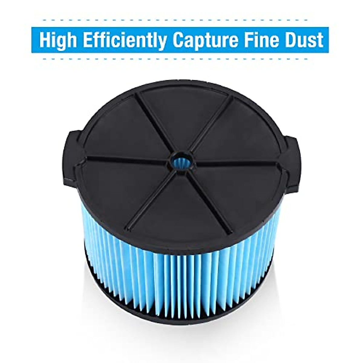 VF3500 Replacement Filter for Ridgid Shop Vacuum 3-4.5 Gallon Wet Dry Vacuums, Housmile 3-Layer Filter for Ridgid Shop Vac Filters Compatible with Ridgid WD4050, WD3050, WD4080, WD4522, 4000RV, 4500RV