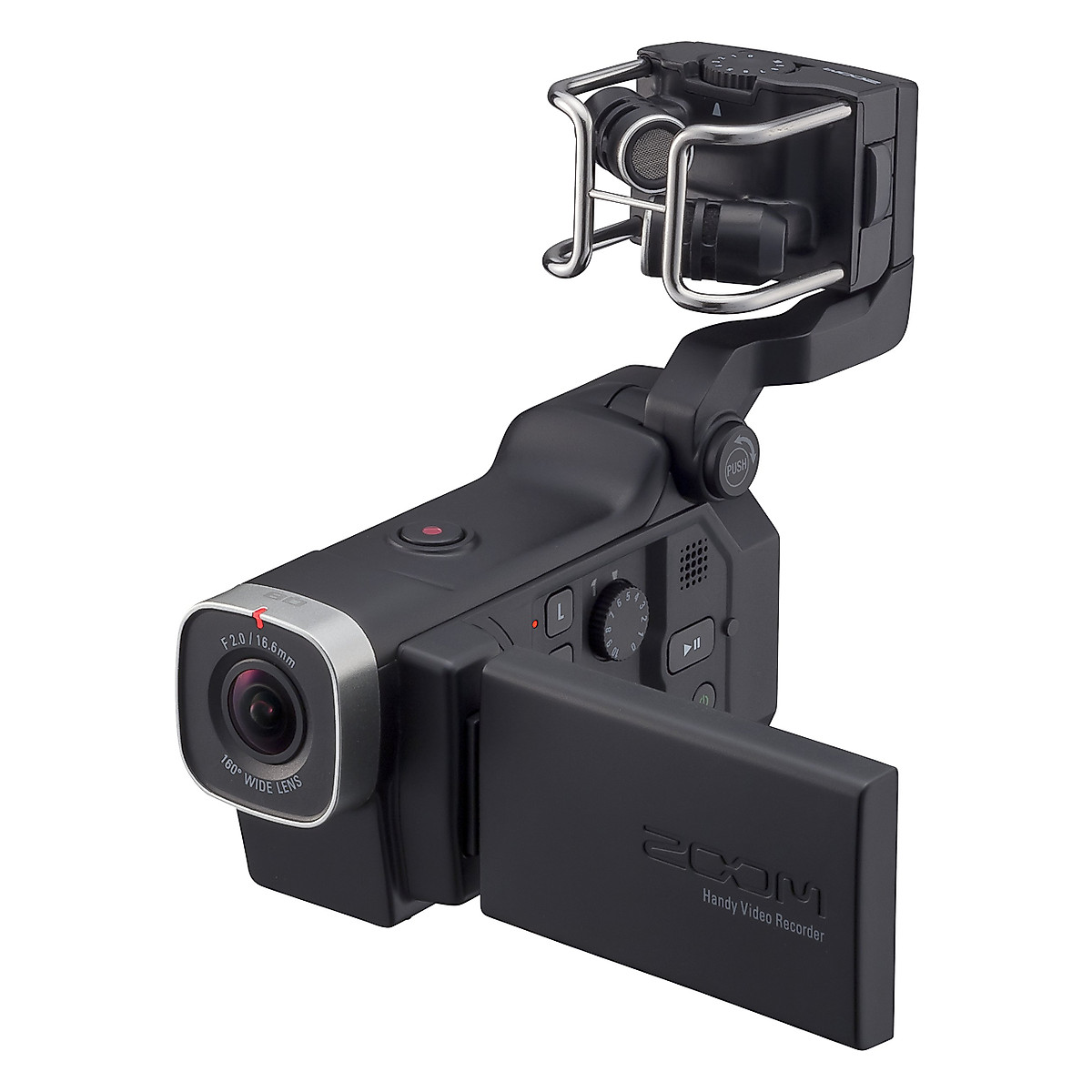 Zoom Q8 Handy Video Recorder, 3M High Definition Video, Stereo Microphones Plus Two XLR/TRS Combo Inputs, Four Tracks of Audio Recording, for Recording, Music, Video, YouTube Videos, Livestreaming