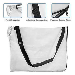 Usamate 530095564 Vacuum Bag Leaf Blower Vacuum Zippered Bottom Dump Bag - for Craftsman, Husqvarna, Poulan Pro, Poulan, Weed Eater, Roper, Sears, Rally, EHP and Yard Pro 530095599