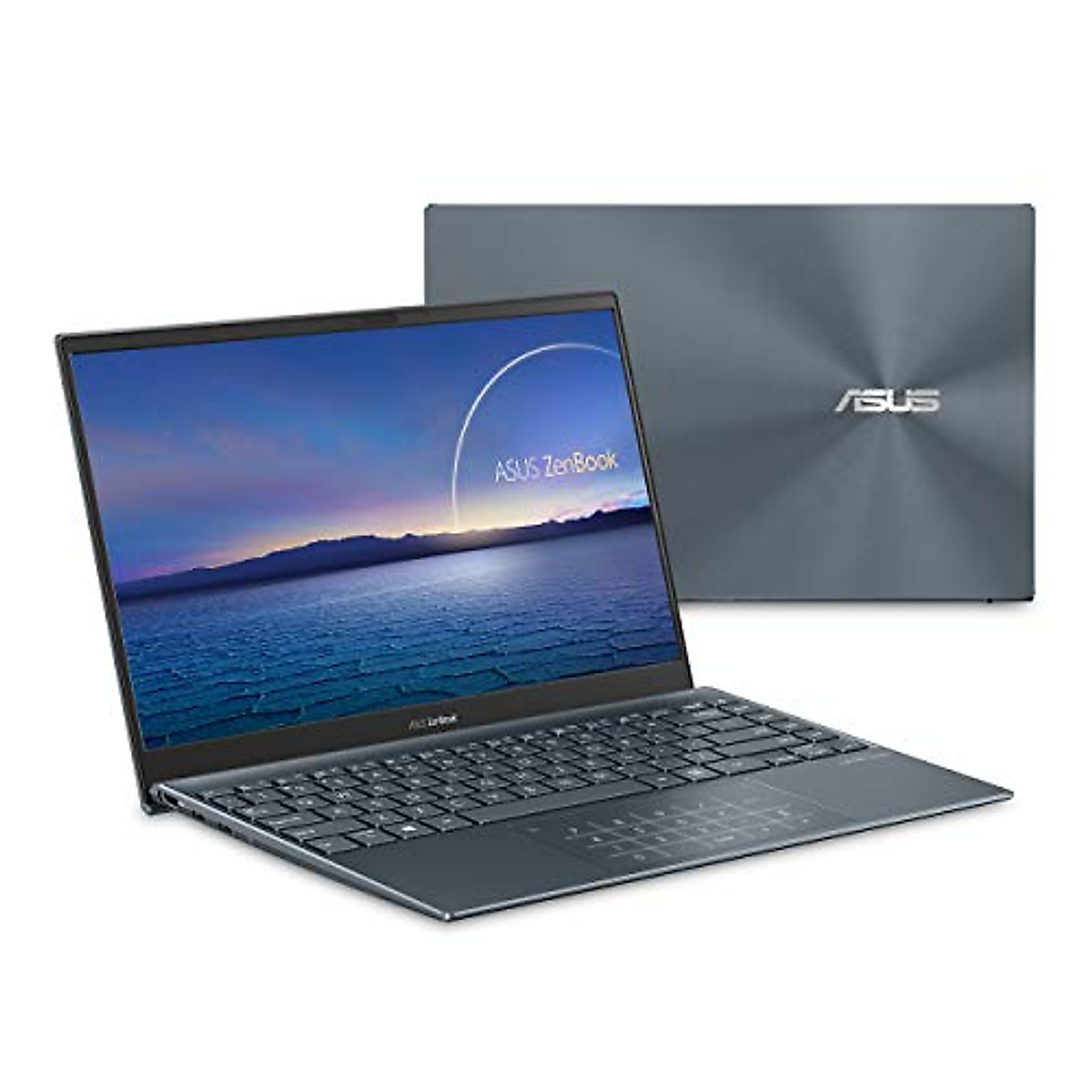 ASUS ZenBook 13 Ultra-Slim Laptop, 13.3” FHD NanoEdge Bezel Display, Intel Core i7-1065G7, 8GB LPDDR4X RAM, 512GB PCIe SSD, NumberPad, Thunderbolt, Wi-Fi 6, Windows 10 Home, Pine Grey, UX325JA-DB71