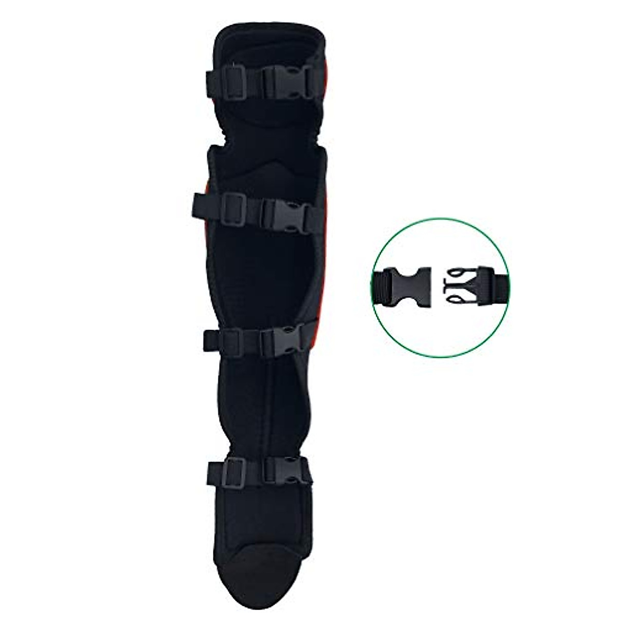 Shinegro Protective Shin Guard Brush Gaiter with Comfortable Sponge Cushion for Trimming Weed Eating Mowing