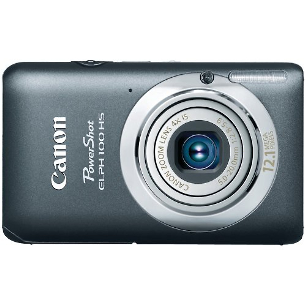 Canon PowerShot ELPH 100 HS 12.1 MP CMOS Digital Camera with 4X Optical Zoom (Grey) (OLD MODEL)