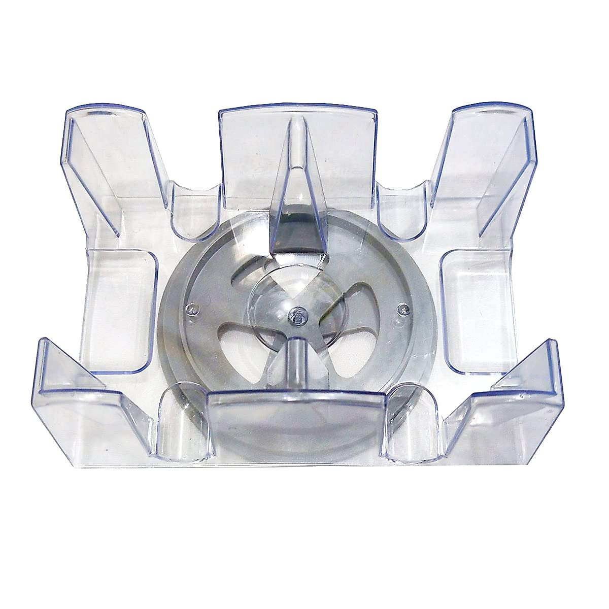 FONBEAR 6-Deck Rotating Playing Card Holder - Smooth 360 Degree Swivel Deck Holder - Playing Card Tray Great for Canasta, UNO, Blackjack, Texas Hold'em, Hand and Foot, Dealing and Discard Accessories