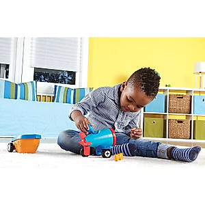 Learning Resources 1-2-3 Build it! Car, Boat, Plane, 15 Pieces