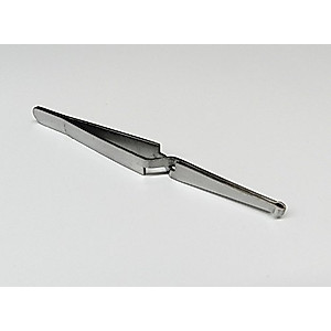 Lock Pinning Cross Locking Tweezers - Stainless Steel, Wire Holding tweezer self-locking for Locksmith and Rekeying Kit, Locksmith Tools, Metal Tweezers for Lock Pinning on a Pinning Mat for Locksmith