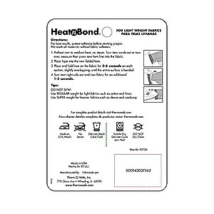 HeatnBond Hem Iron-On Adhesive, Regular Weight, Black