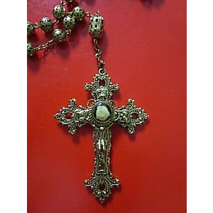 Rosary Christianity Prayer Reliquary Compatible with RELIC Compatible with Vintage PEALS Beads Filigree PICK1 (Number: 1- Golden Filigree)