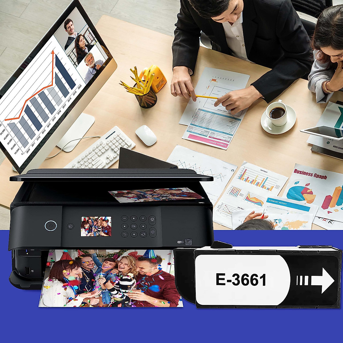 Aomya T366 T366100 T3661 Maintenance Box for XP-15000 XP-6000 XP-6100 XP-970 XP-8500 XP-8600 XP-8700 Expression Premium Photo Printer