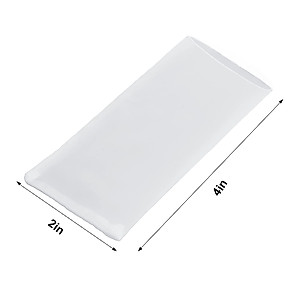 Rzam 37 Micron Rosin Press Bags | 2" x 4" | 20 Pack | Food Grade Nylon | Dye-free | Heat Resistant & Super Durable | Pre-flipped Rosin Bags | Micron Bags for Rosin Press