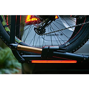 KUAT 2" Piston Pro X LED Dual Ratchet Hitch Rack - Secure Rugged Kashima-Coated Portable Foldable Easy-to-Use No Frame Contact 2-Bike Hauling Platform with 53" Max Wheelbase & 5" Max Tire Width