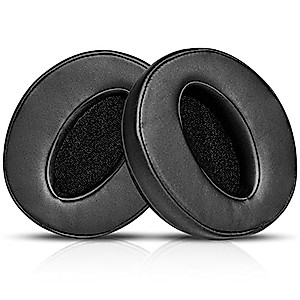 HD450 Earpads, Replacement Sennheiser HD450BT Ear Pads Protein Leather Ear Cushions Parts for Sennheiser HD4.50BT, HD4.50, HD 4.50BTNC, HD450, HD450BT Soft and Comfort Sponge (Black)