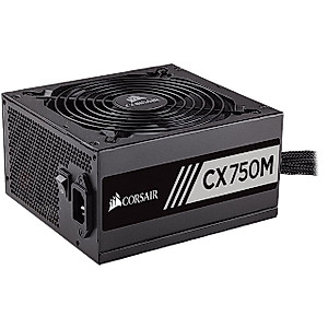 Corsair CX750M V2 CP-9020154-NA 750W ATX12V v2.4 / EPS12V 2.92 80 Bronze Certified Semi-Modular Active PFC Power Supply