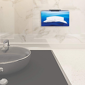 TFY Universal Kitchen Wall Mount for Tablet, eReader and Smartphones, for iPad Air, Mini, iPad Pro 10.5 inch, Wall Holder (Black)