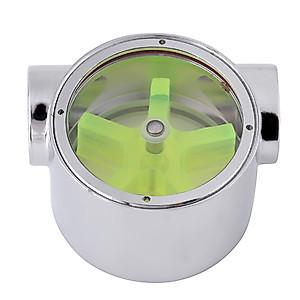 Water Indicator,Tungsten Alloy G1/4" Standard Female to Female Thread Computer Water Cooling Indicator