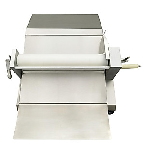 TECHTONGDA Manual Dough Sheeter Machine 16.5" Fondant Sheeter Pasta Maker Roller Machine Compact Dough Sheeter for Croissants, Pizza, Icing, Marzipan, Puff Pastry