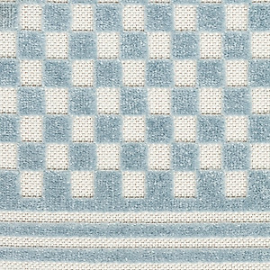 Nourison Casual Blue 5'3" x 7' Area Rug Easy Clean, Non Shedding, Bed Room, Living Room, Dining Room, Kitchen (5' x 7')