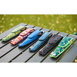 TO GO WARE Premium Reusable Bamboo Utensil Travel Set | Includes Fork, Knife, Spoon, Chopsticks, & Carabiner Clip | Made from Sustainable Materials | Eco-Conscious | Daybreak (Pack of 1)