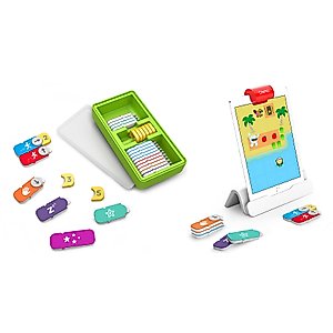 Osmo - Coding Family Bundle for iPhone, iPad & Fire Tablet - 3 Educational Learning Games - Ages 5-10+ - Coding Jam, Coding Awbie, Coding Duo - STEM Toy (Osmo Base Required) (Amazon Exclusive)
